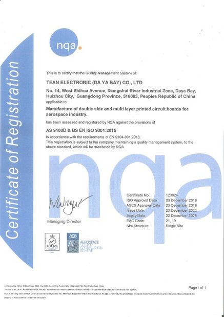 China Shenzhen Tecircuit Electronics Limited quality control